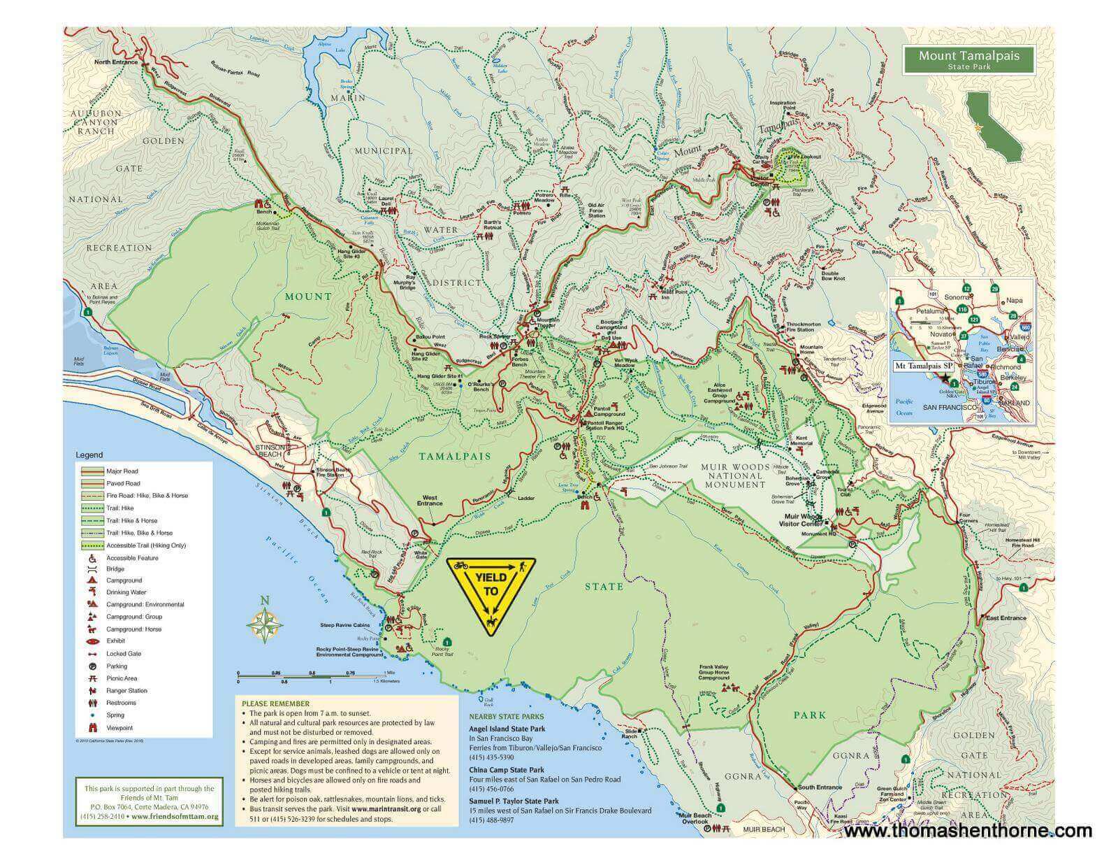 Mount Tamalpais East Peak Hike | Marin County Loop Hikes | Marin Hikes
